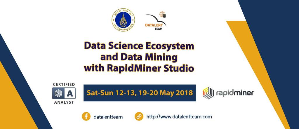 Data Science Ecosystem and Data Mining with RapidMiner Studio | Eventpop