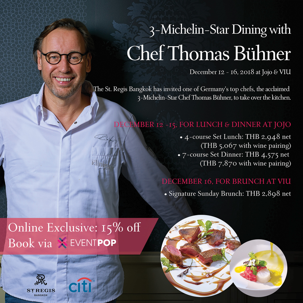 3-Michelin-Star Dining with Chef Thomas Bühner | Eventpop
