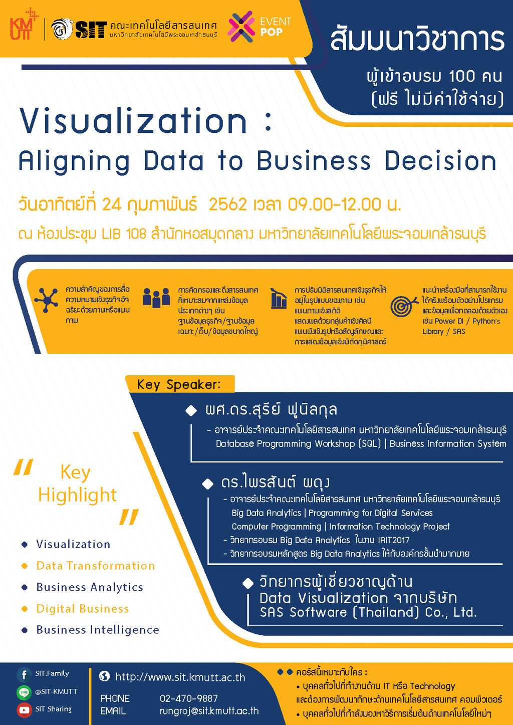 Visualization : Aligning Data to Business Decision | Eventpop