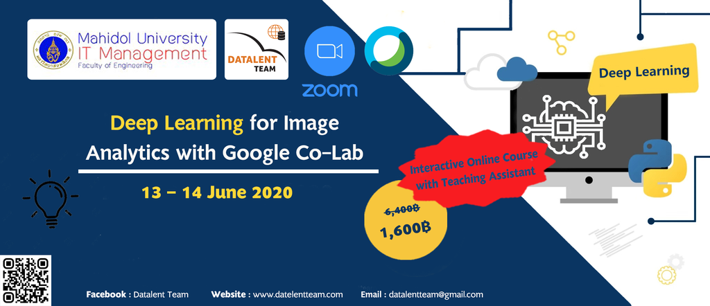 Deep Learning for Image Analytics with Google Co-Lab 2020 | Eventpop
