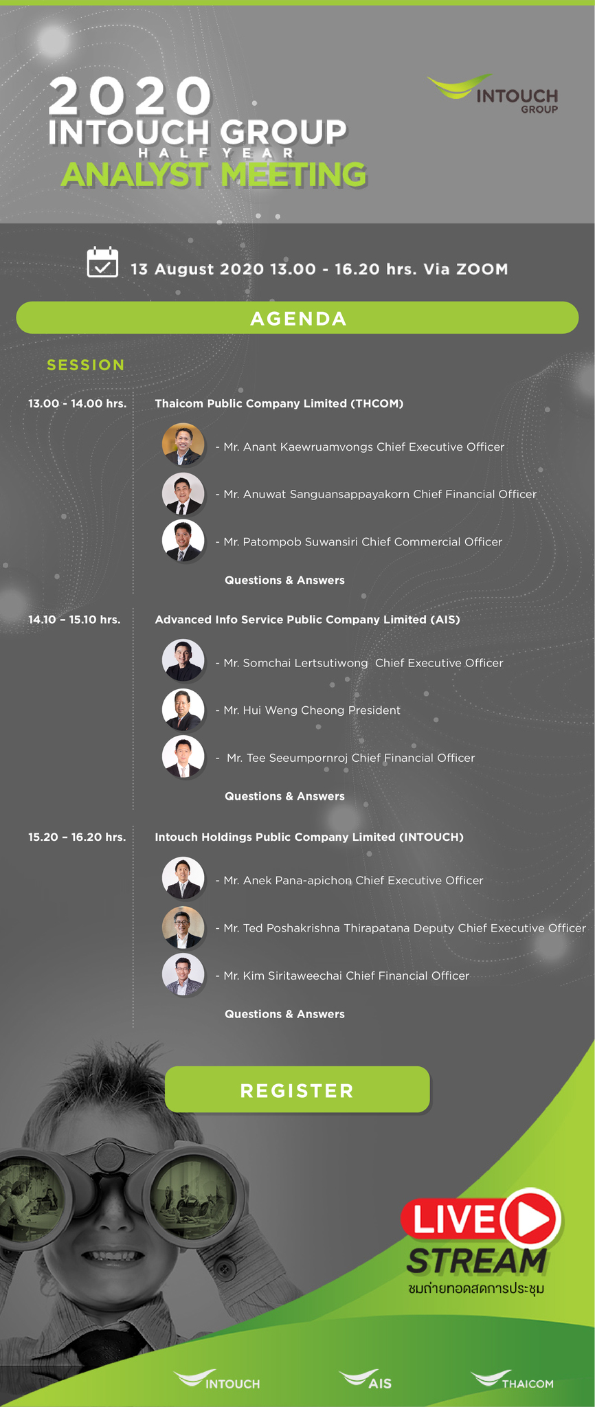 2020 Intouch Group Half Year Analyst Meeting | Eventpop