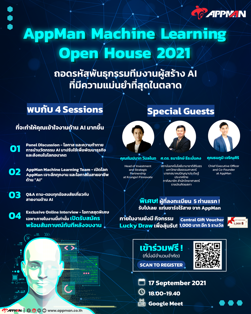 AppMan Machine Learning Open House 2021 : ถอดรหัสพันธุกรรมทีมงานผู้สร้าง AI ที่มีความแม่นยำ ...
