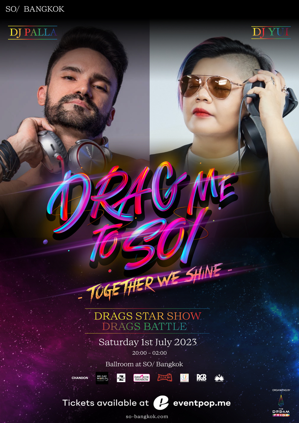 DRAG ME TO SO "𝗧𝗼𝗴𝗲𝘁𝗵𝗲𝗿 𝗪𝗲 𝗦𝗵𝗶𝗻𝗲" PRIDE Celebration | Eventpop | Eventpop