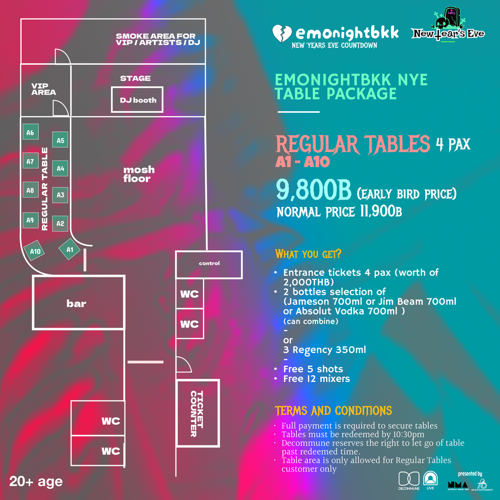 EMONIGHT BANGKOK present EMONIGHT Bangkok New Tear's Eve | Eventpop