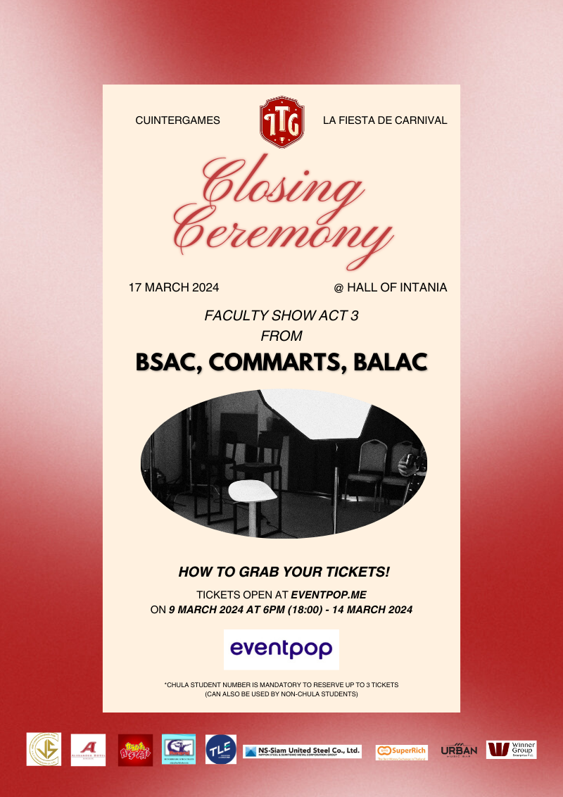 CU INTERGAMES 17th Closing Ceremony: BSAC, COMMARTS, BALAC | Eventpop