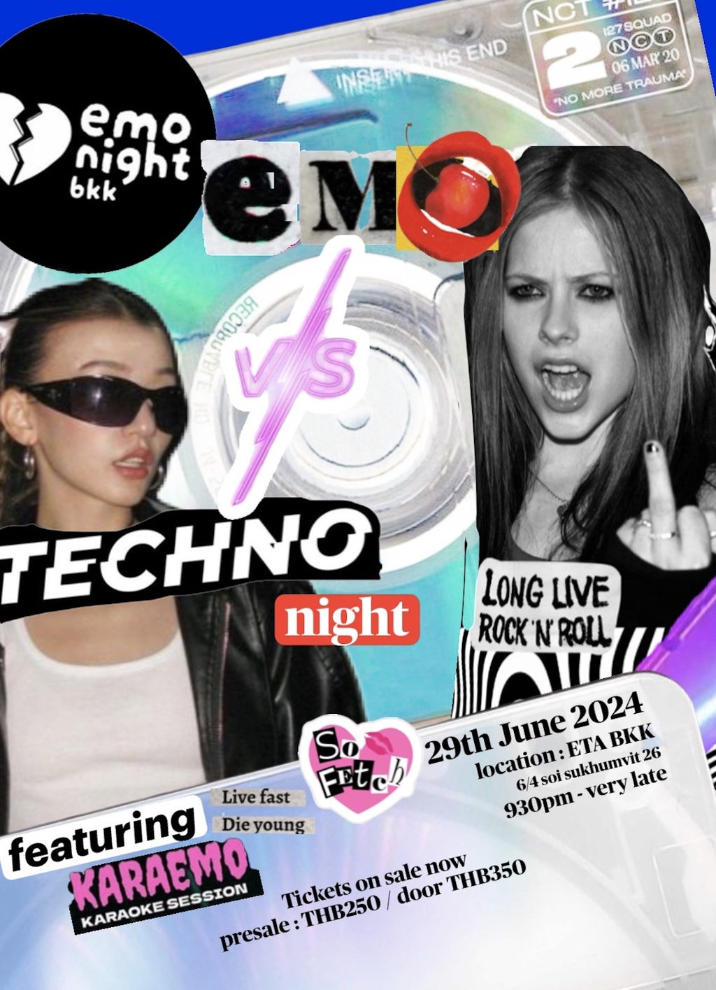 EMONITE BANGKOK present EMO VS TECHNO night | Eventpop