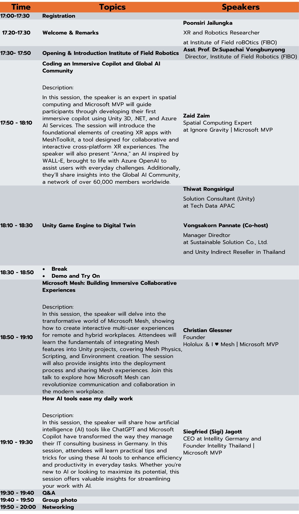 XR & AI Meetup | Bangkok October 3rd, 2024 | Eventpop