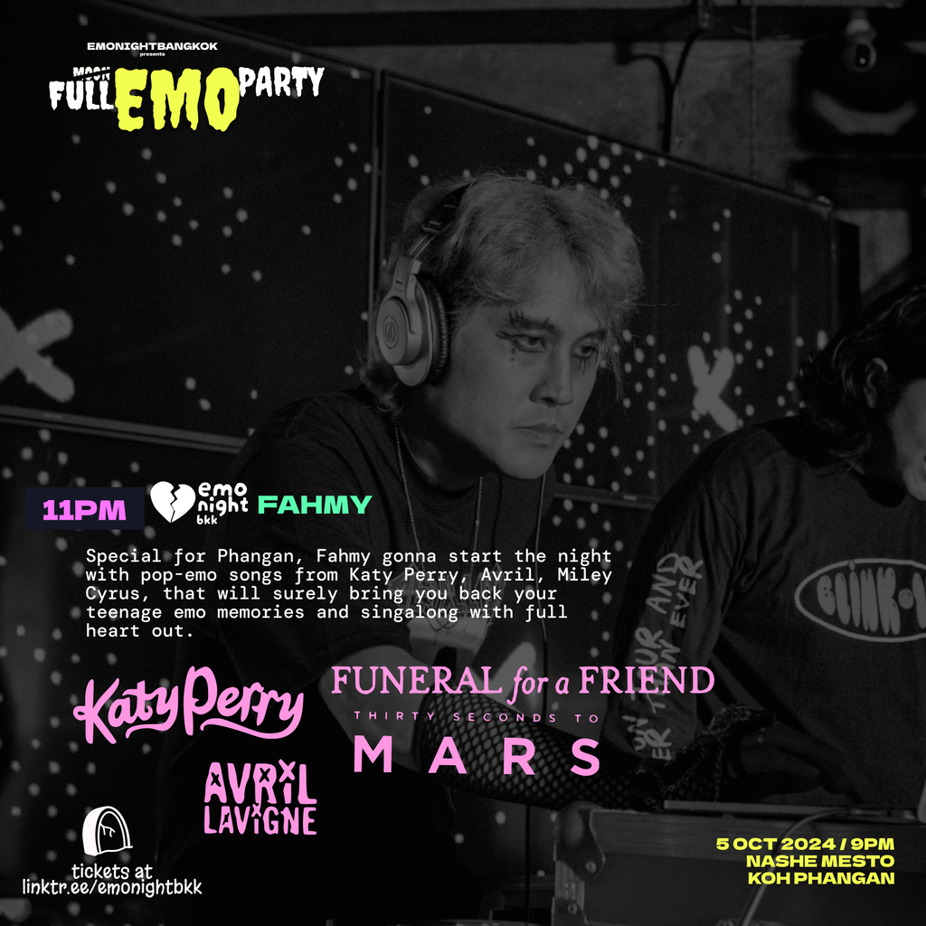 EMONIGHTBKK presents FULL EMO PARTY KOH PHANGAN | Eventpop
