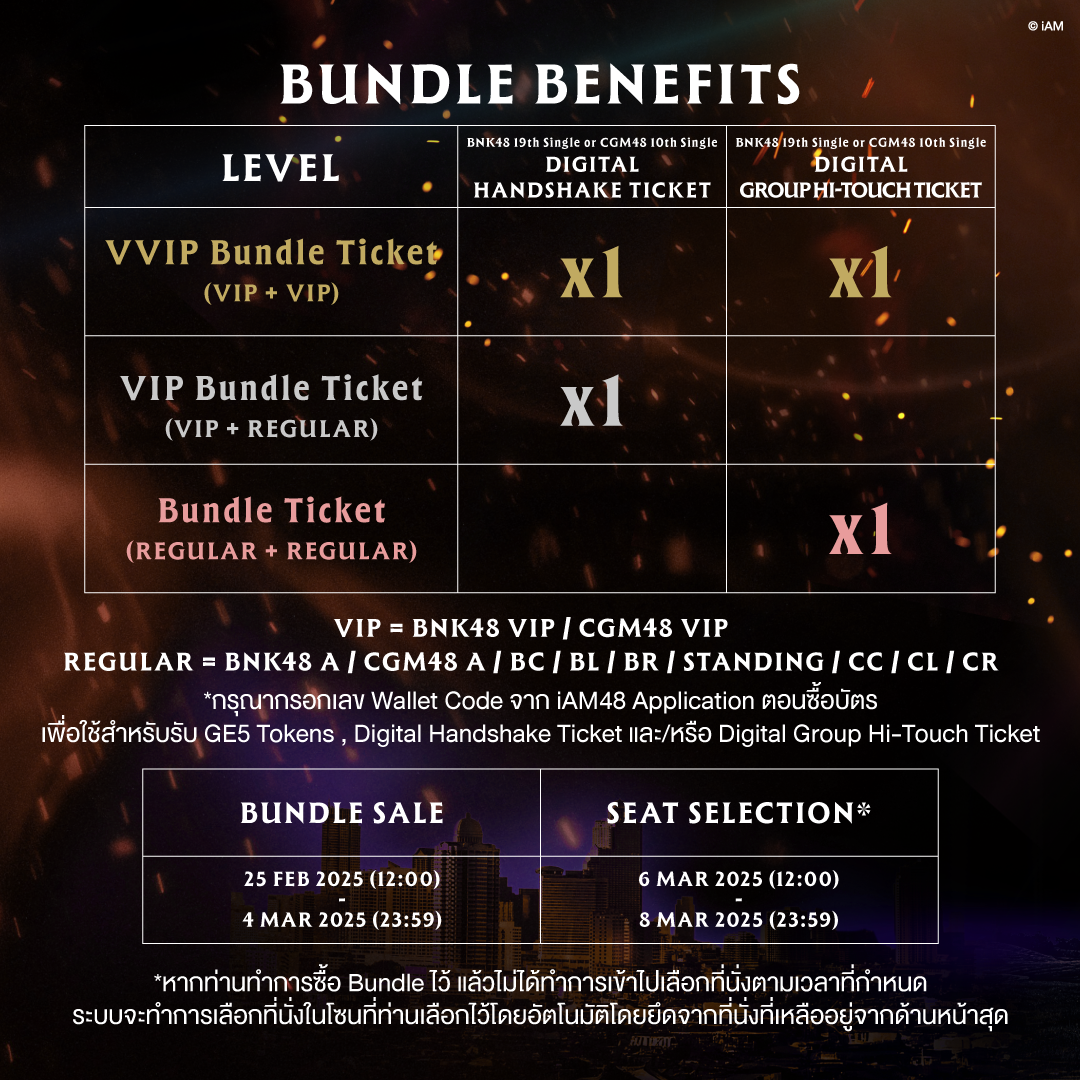 [2 Concerts Ticket Bundle] BNK48 & CGM48 CONCERTS | Eventpop