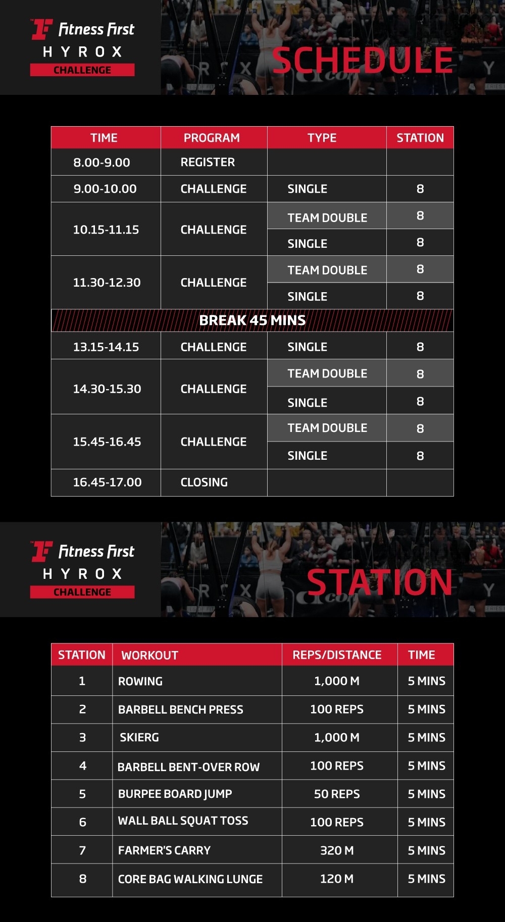 FITNESS FIRST X HYROX CHALLENGE | Eventpop