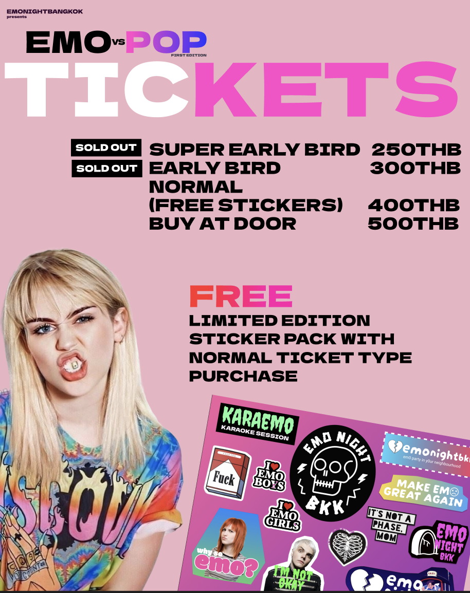 EMONIGHT BANGKOK present EMO vs POP First Edition | Eventpop
