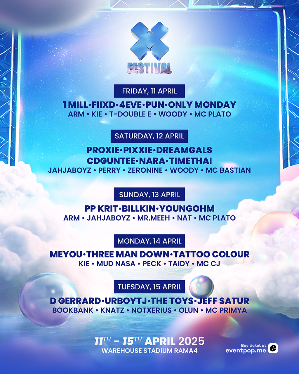 X Festival | Eventpop