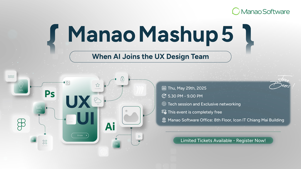 Manao Mashup: When AI Joins the UX Design Team | Eventpop