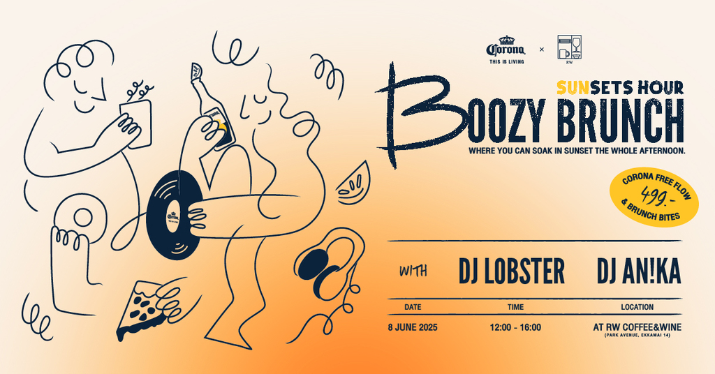 Sunsets Hour Boozy Brunch Corona X RW Coffee and Wine | Eventpop