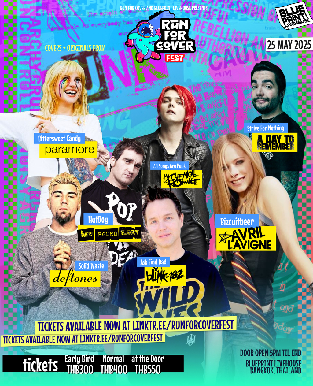 Run For Cover Fest Bangkok #2 - Avril Lavigne, Paramore, My Chemical ...
