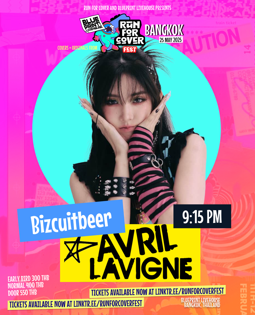 Run For Cover Fest Bangkok #2 - Avril Lavigne, Paramore, My Chemical ...