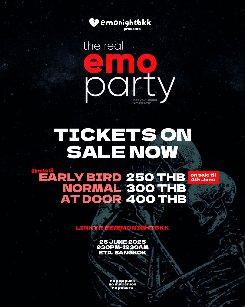 EMONIGHT BANGKOK presents The Real EMO Party | Eventpop