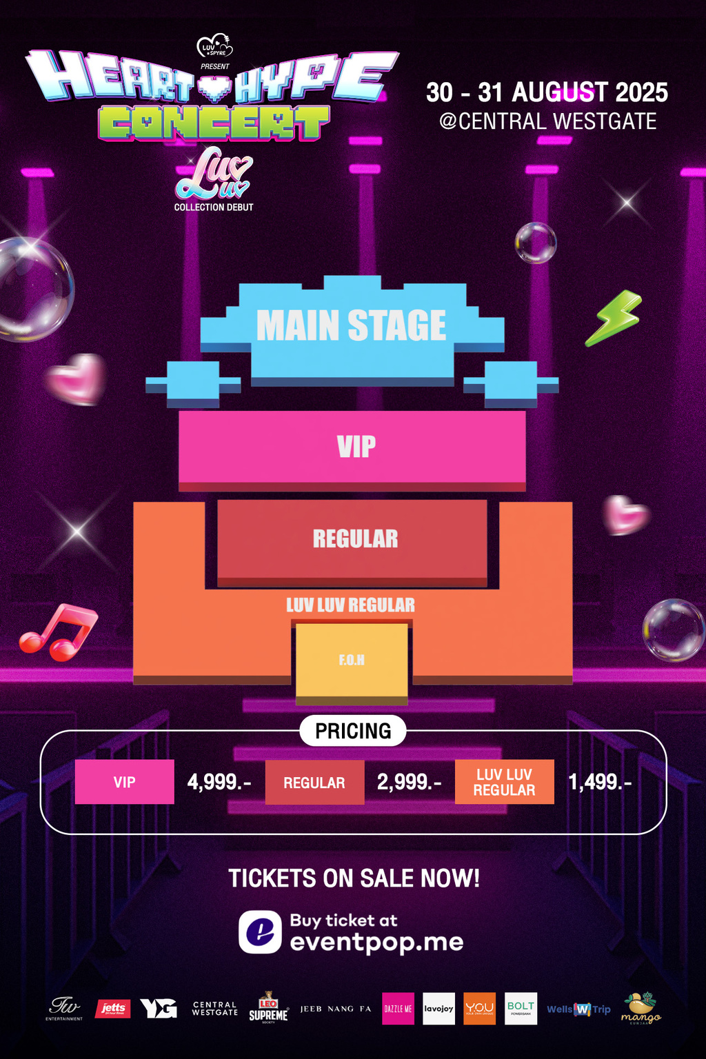 LUV N SPYRE Present Heart🩷 Hype Concert Luv Luv | Eventpop
