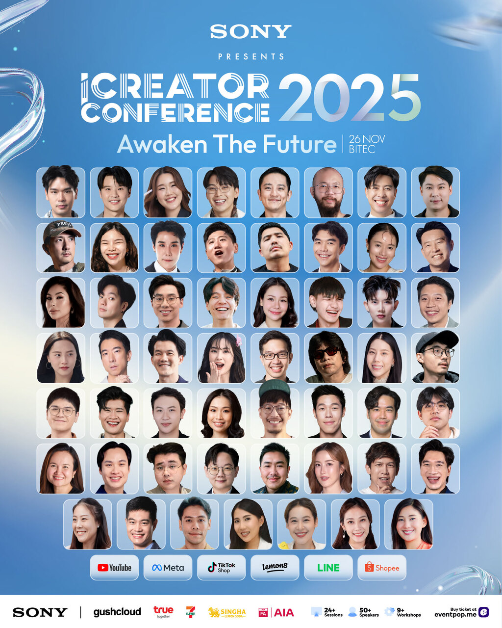 iCreator Conference 2025 Presented by Sony - งานรวมกลุ่มคอนเทนต์ครีเอเต ...