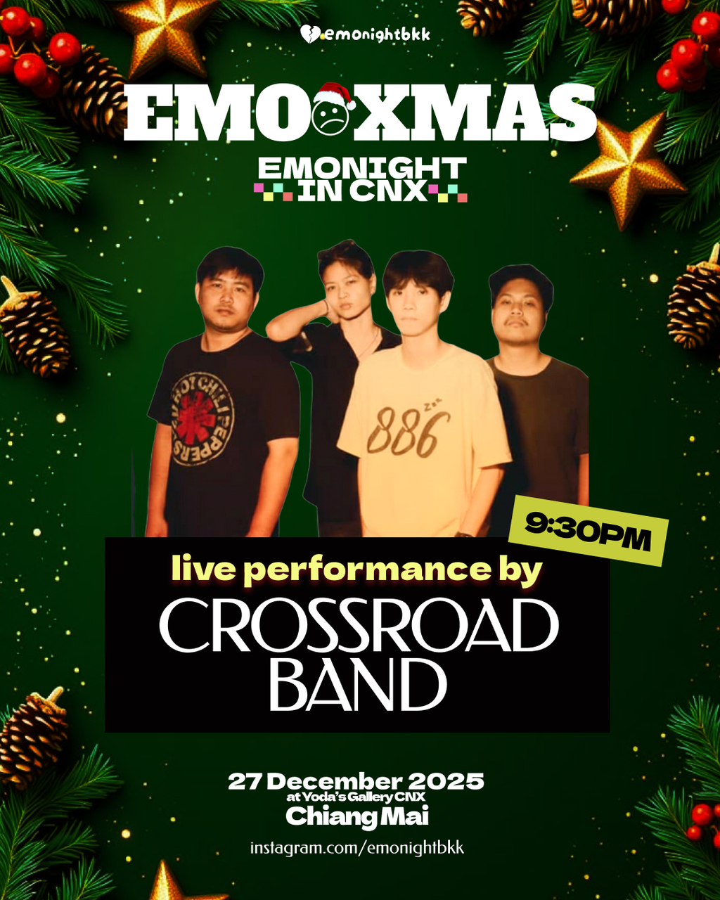 EMONIGHT BANGKOK presents EMOXMAS Chiang Mai, Christmas Emo Party ...