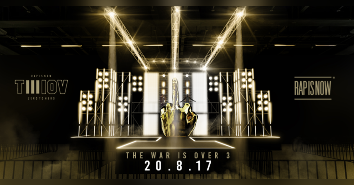 RAP IS NOW THE WAR IS ON III : THE WAR IS OVER | Eventpop