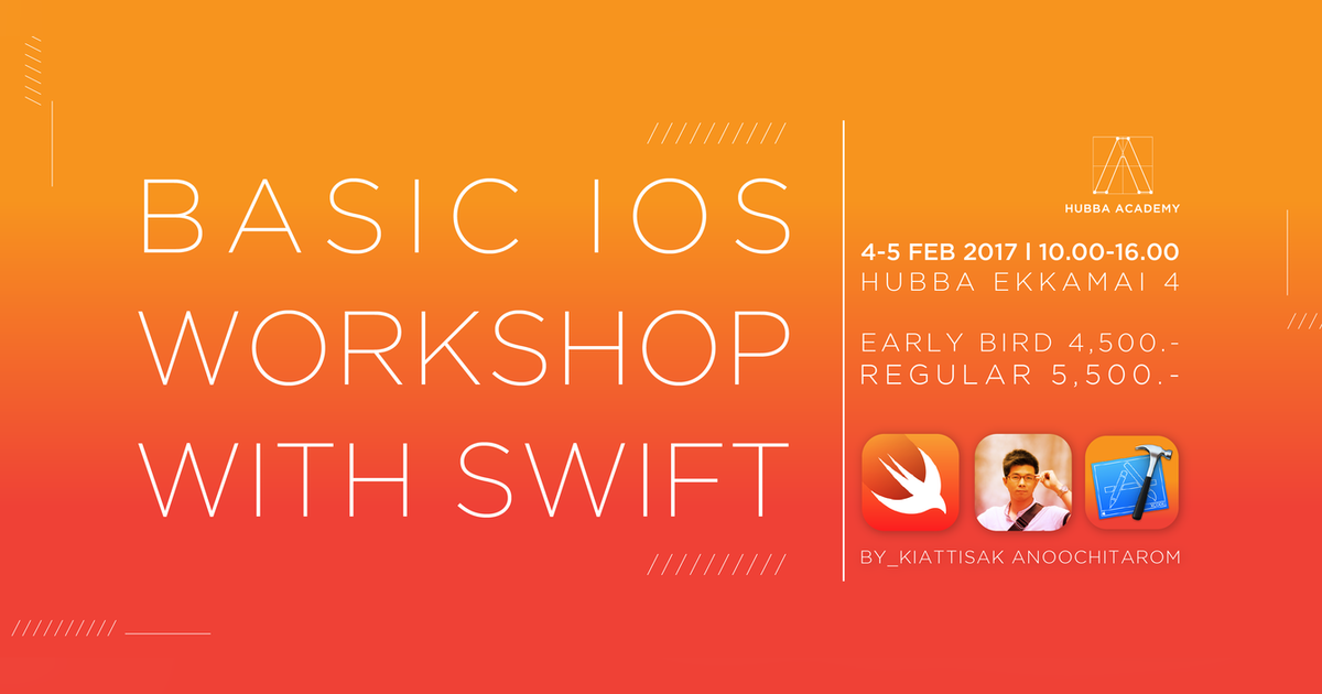 Basic iOS Workshop with Swift | Eventpop
