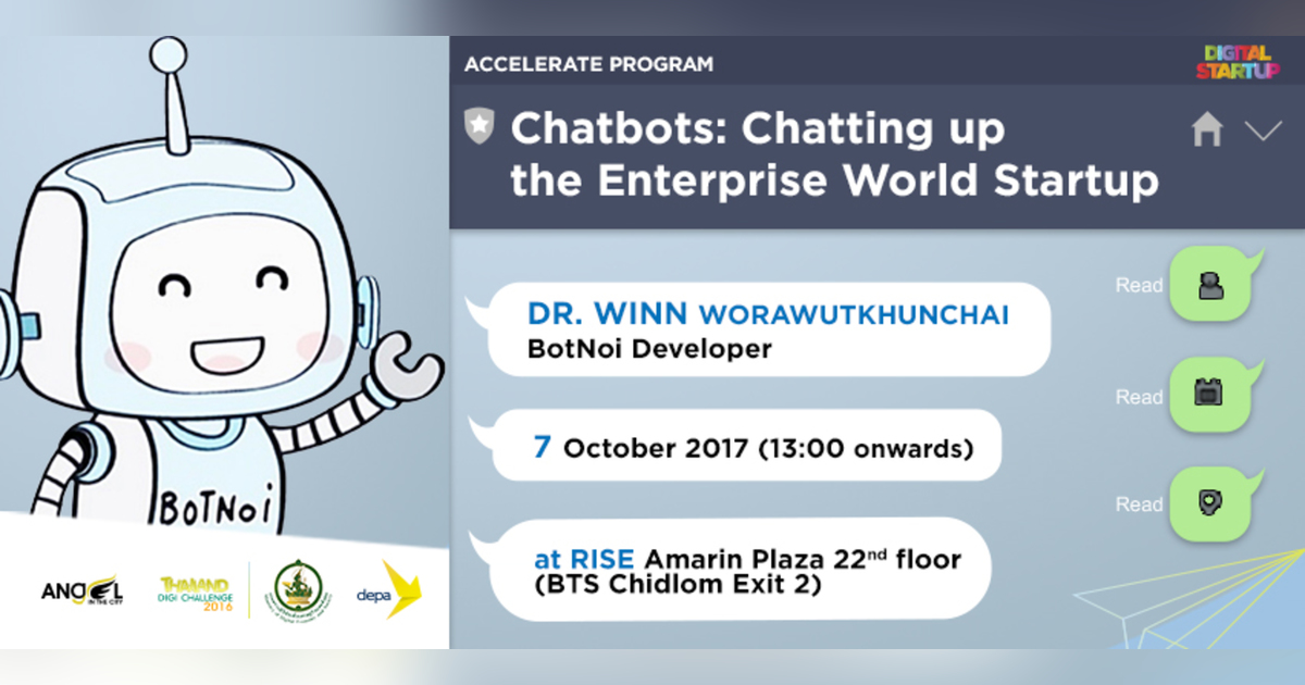 Chatbot Chatting up the Enterprise World Startup | Eventpop