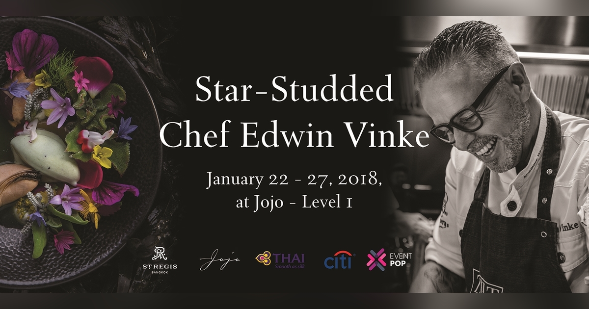 STAR-STUDDED CHEF EDWIN VINKE | Eventpop