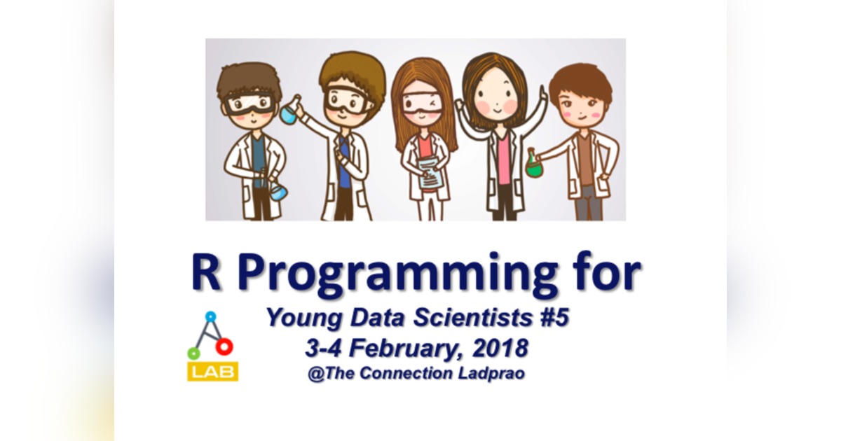 R Programming for Young Data Scientists รุ่นที่ 5 | Eventpop