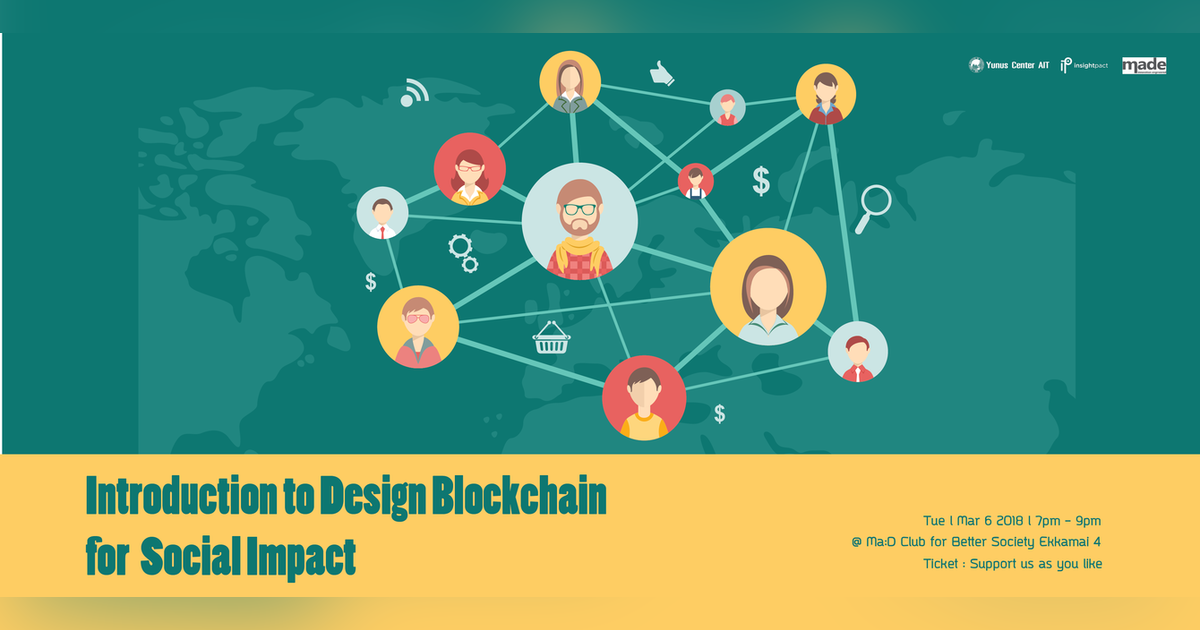 Introduction to Design Blockchain for Social Impact | Eventpop