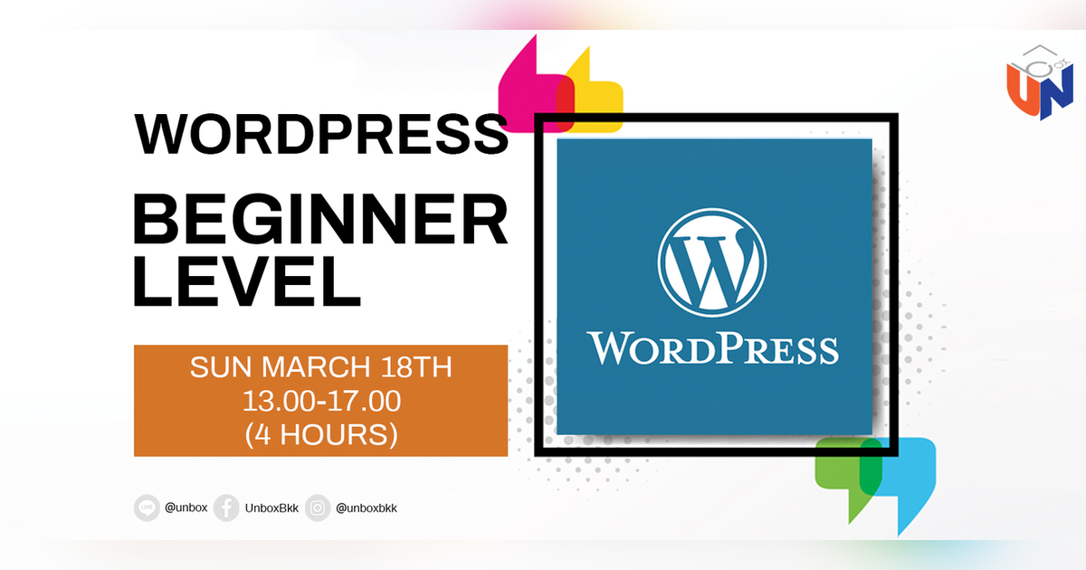 Workshop: WordPress: Beginner Level by UNBOX | Eventpop