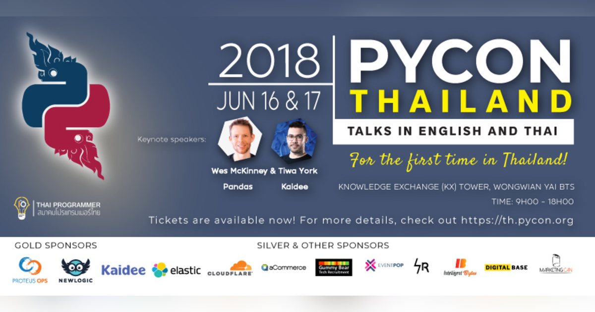 PyCon Thailand 2018 | Eventpop