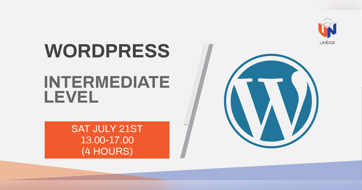 WordPress: Intermediate Level | Eventpop