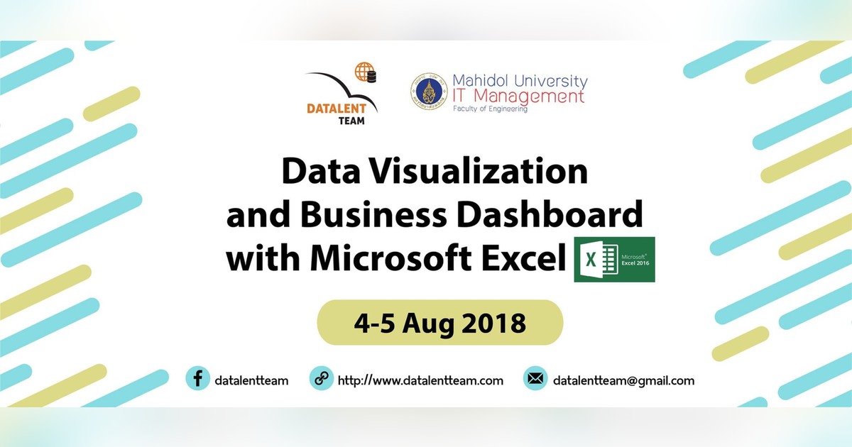 Data Visualization and Business Dashboard with Microsoft Excel | Eventpop