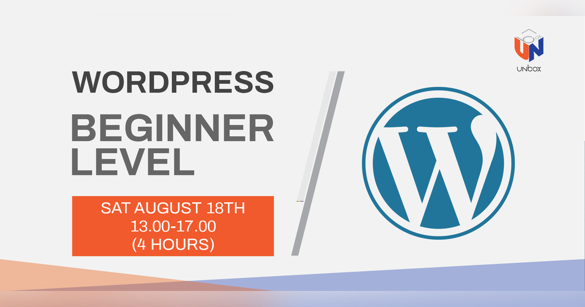 WordPress: Beginner Level | Eventpop