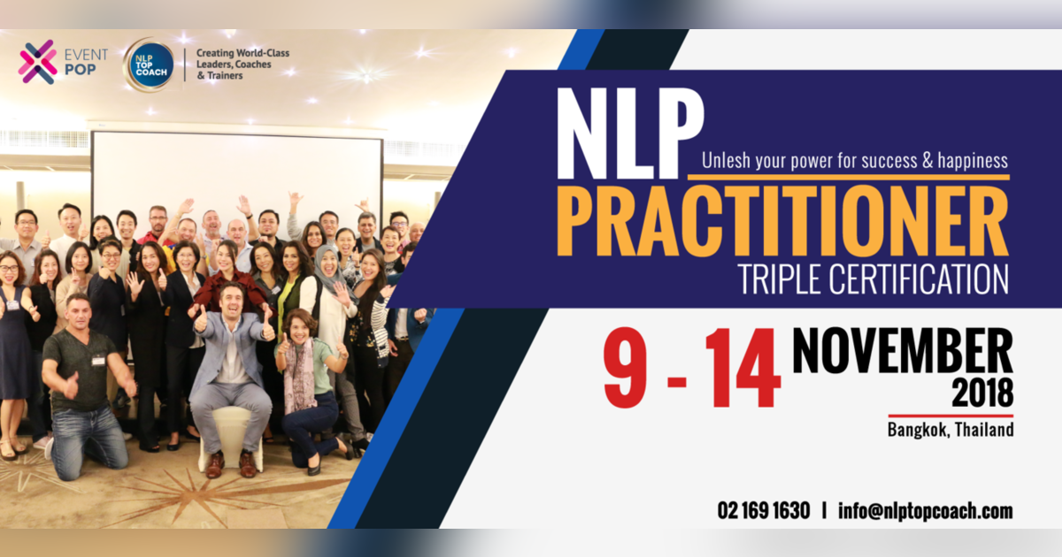 NLP PRACTITIONER Triple Certification | Eventpop