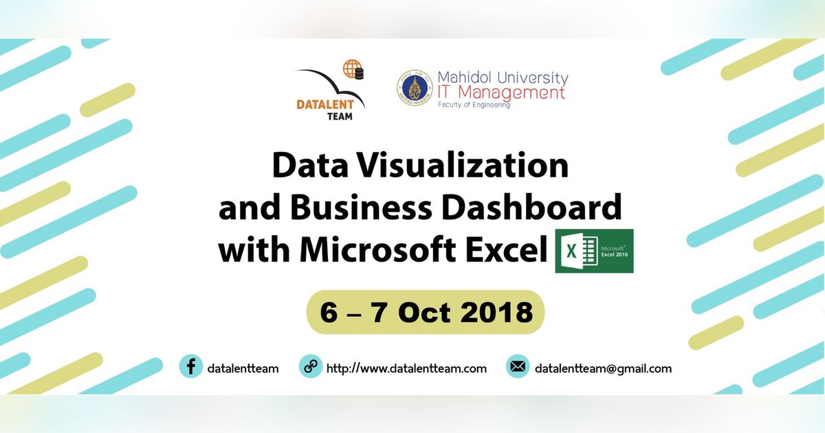Data Visualization and Business Dashboard with Microsoft Excel | Eventpop