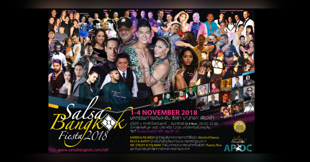 Salsa Bangkok Fiesta 2018 | Eventpop
