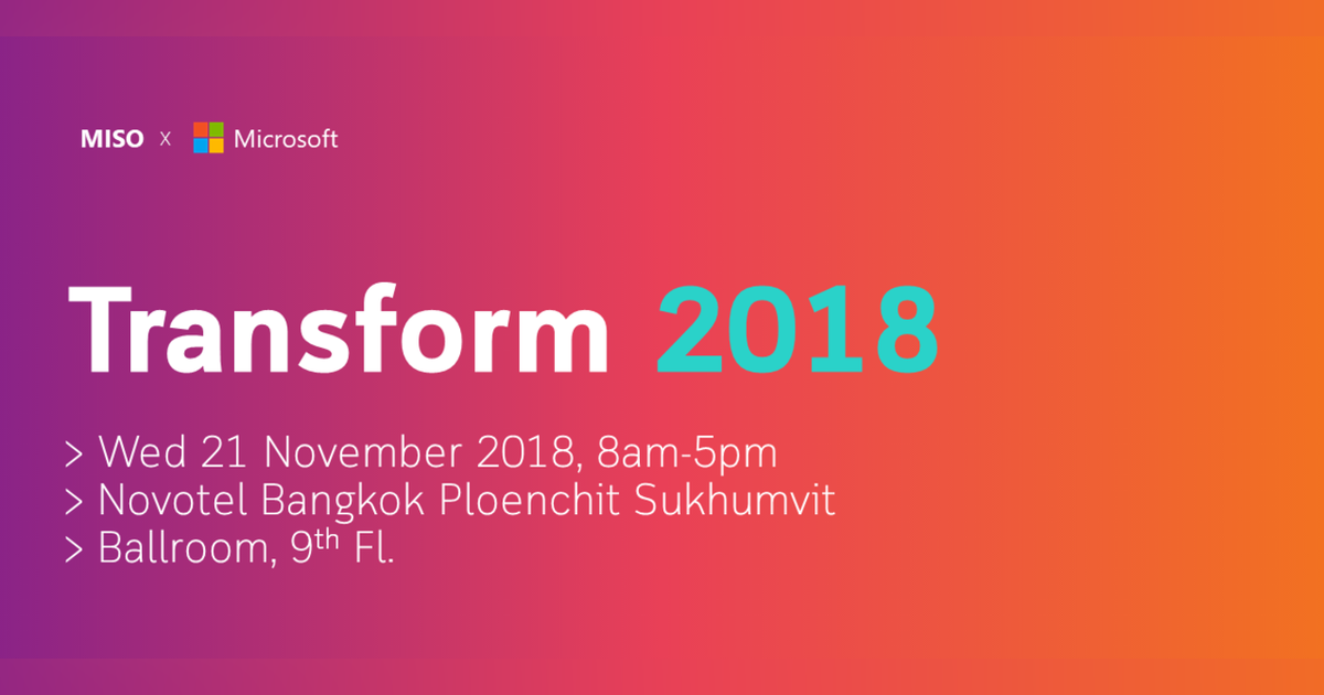 Transform 2018 | Eventpop