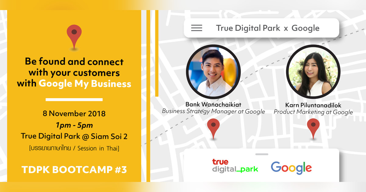 TDPK Bootcamp #3: Be found and connect with your customers with Google ...