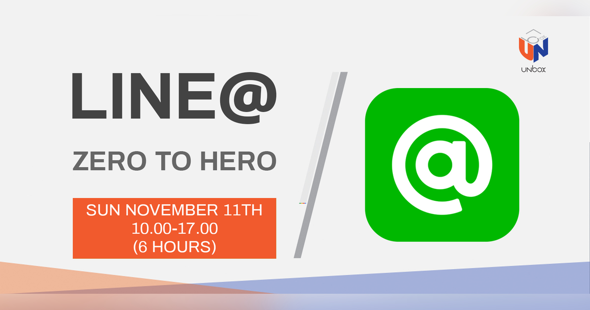 LINE@: Zero To Hero | Eventpop