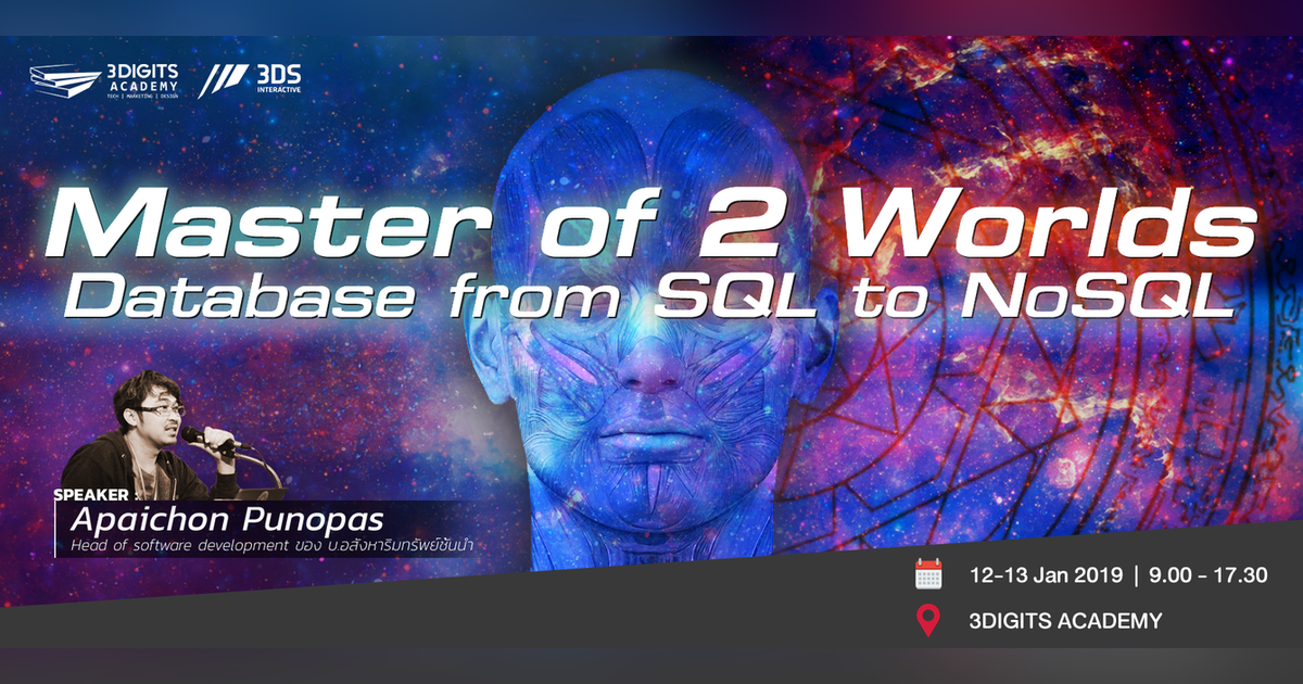 Workshop: Master of 2 Worlds Database from SQL to NoSQL | Eventpop