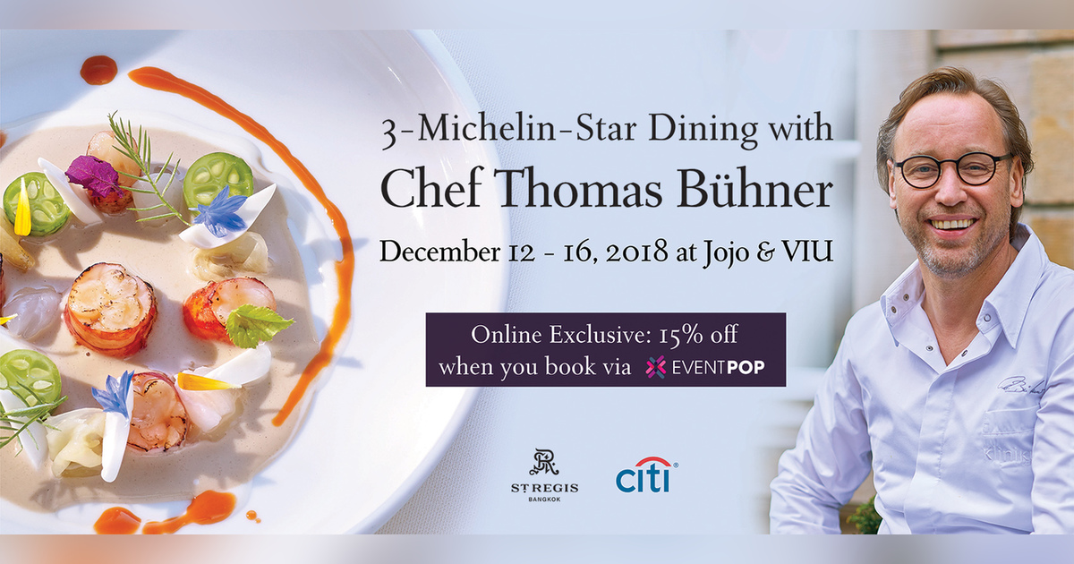 3-Michelin-Star Dining with Chef Thomas Bühner | Eventpop