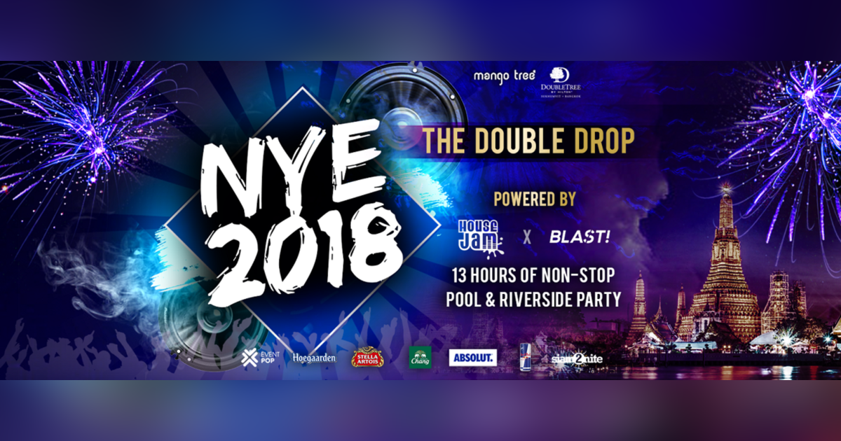 Double Drop 2018: NYE Pool & Riverside Party! | Eventpop