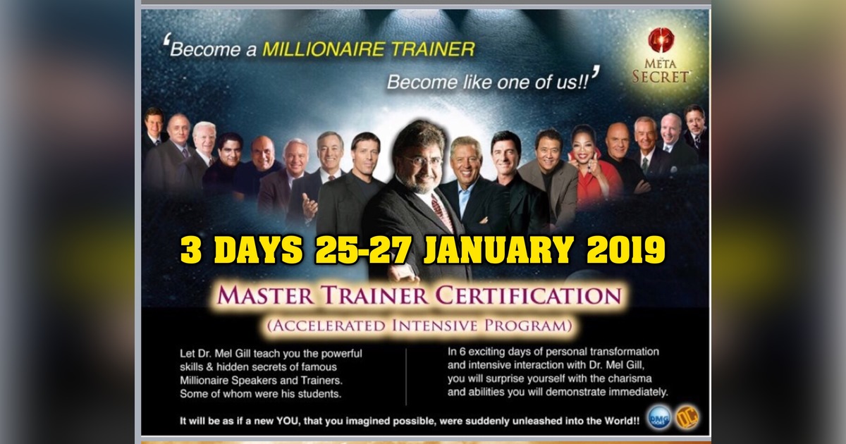 MASTER TRAINER CERTIFICATION | Eventpop