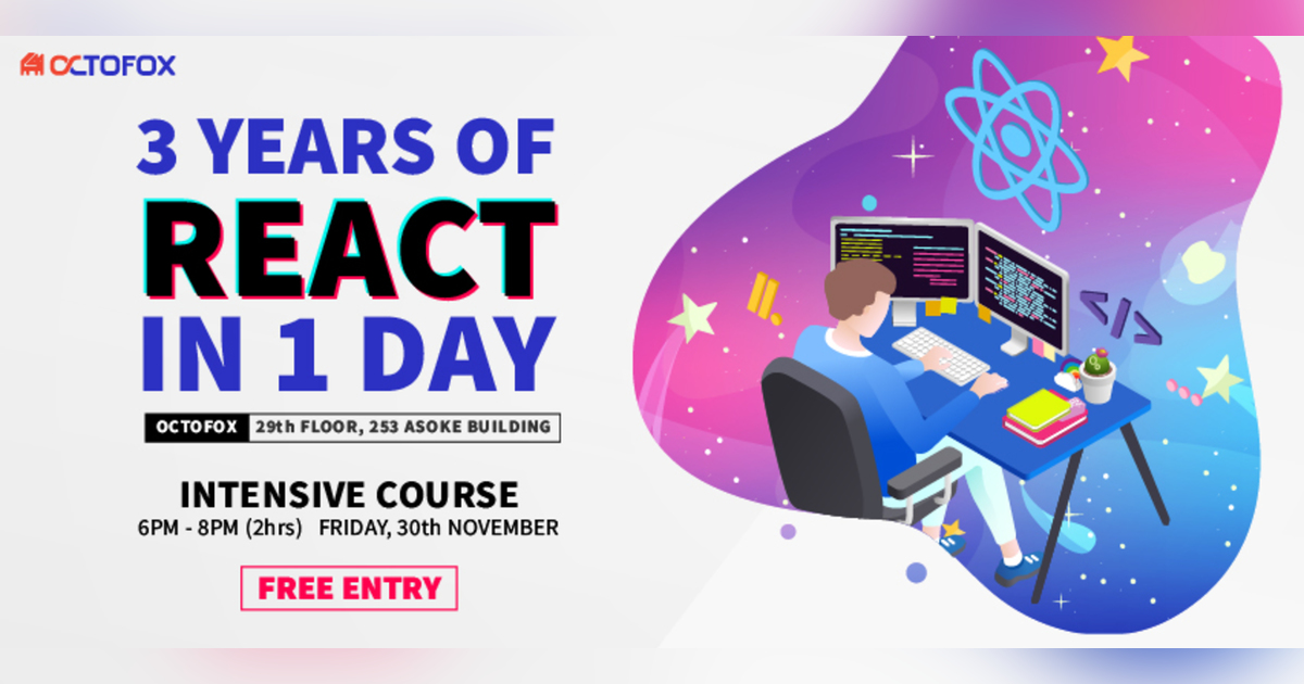 3 Years of React in 1 day [INTENSIVE] | Eventpop