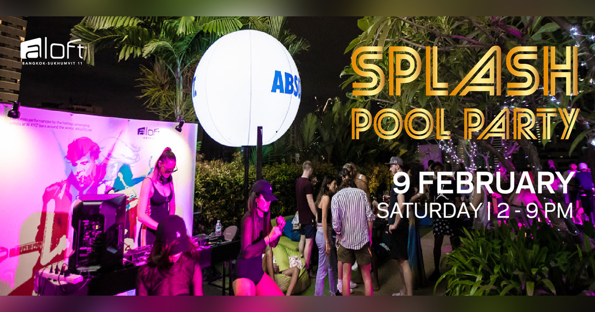 Splash Pool Party - 9 February 2019 | Eventpop | Eventpop