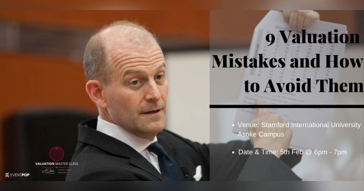 9 Valuation Mistakes and How to Avoid Them | Eventpop
