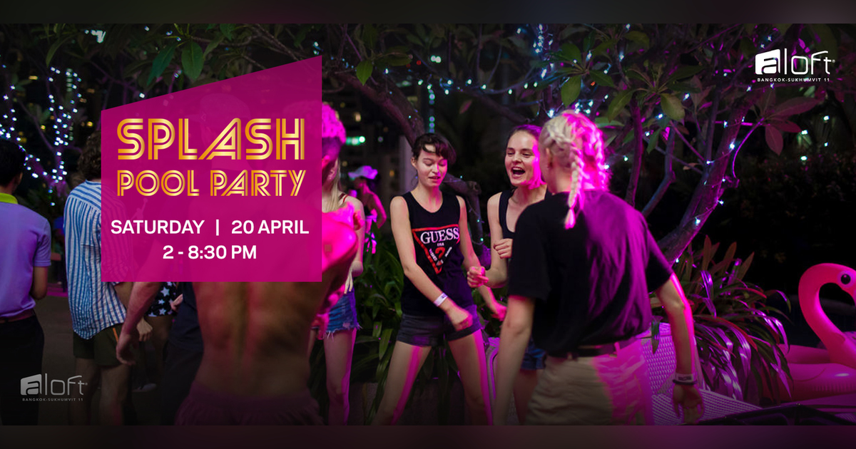 Splash Pool Party - 20 April 2019 | Eventpop