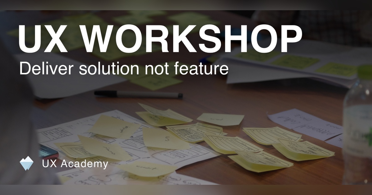 Intensive UX Workshop (4-5 July 19) | Eventpop